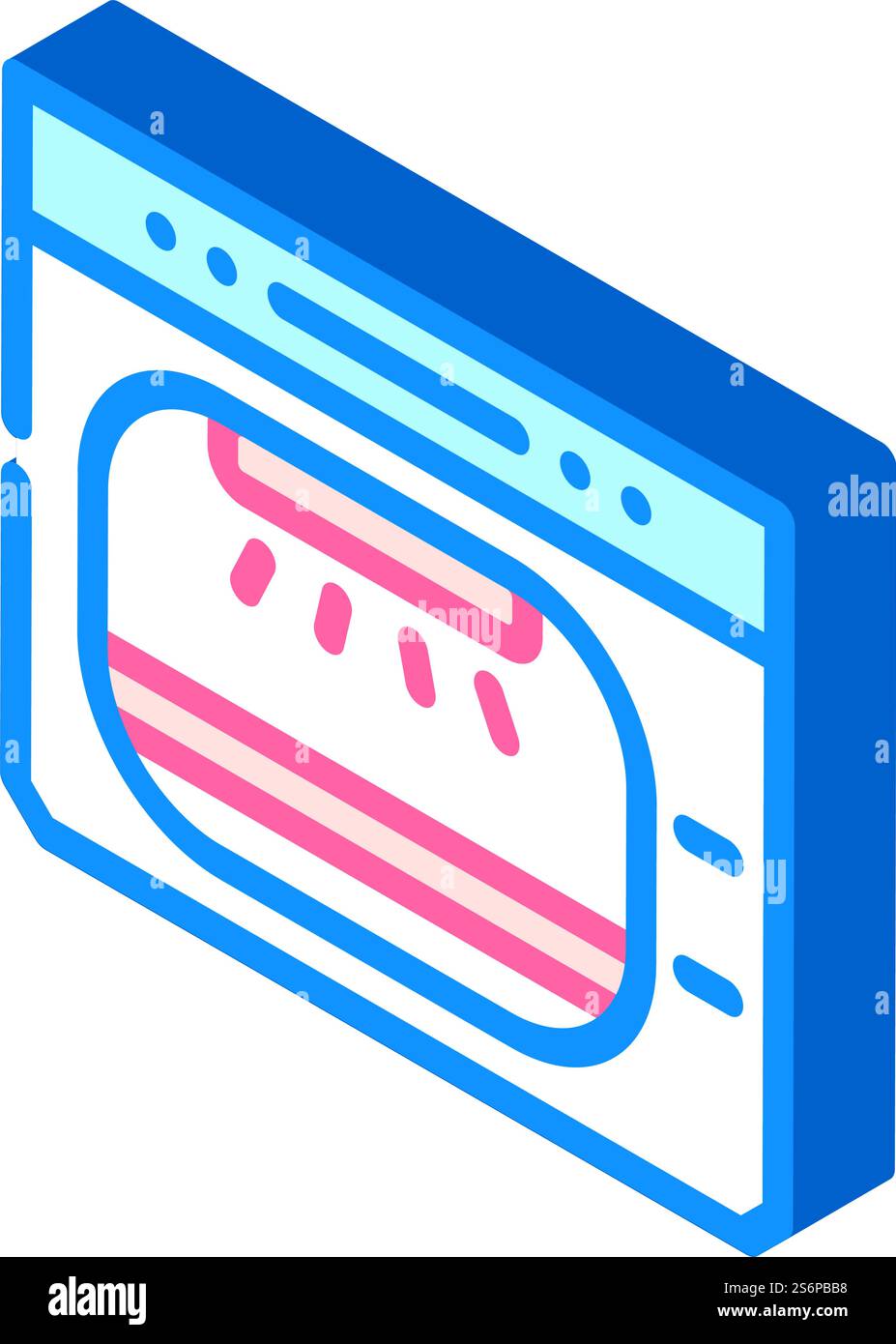 autoclave laboratory electronic equipment isometric icon vector ...