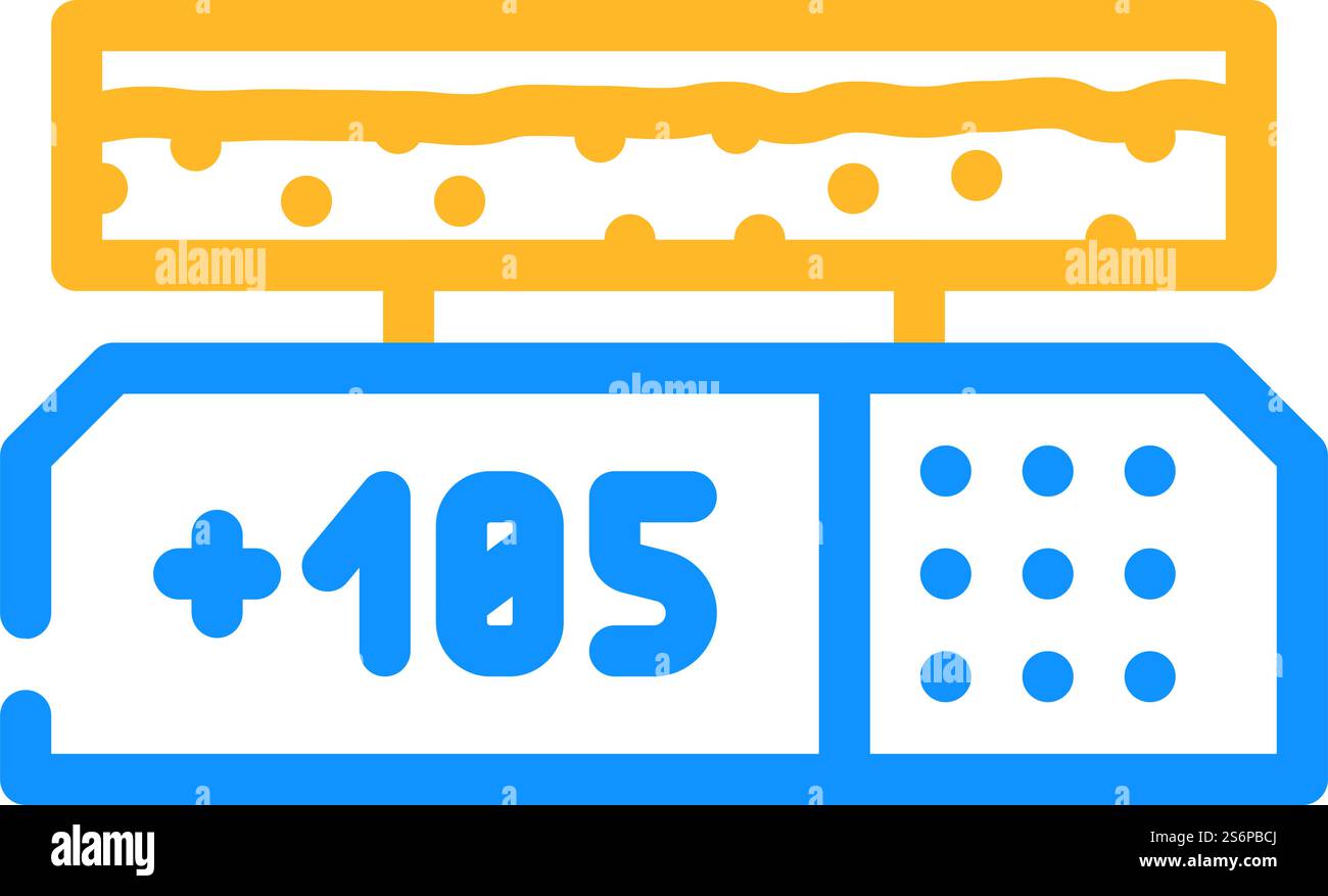 heating plate laboratory color icon vector. heating plate laboratory ...