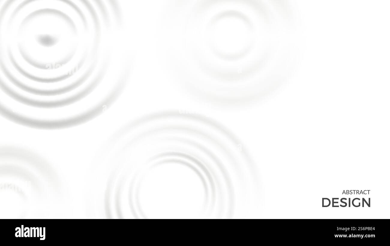 Splash background. Milk cream shapes on white. Top view liquid rounds ...