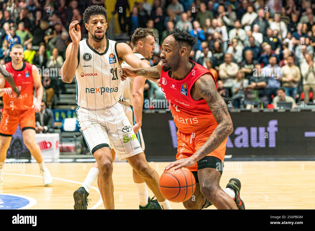 Chemnitz, Deutschland 17. Januar 2025: 1.BBL - 2024/2025 - Niners ...