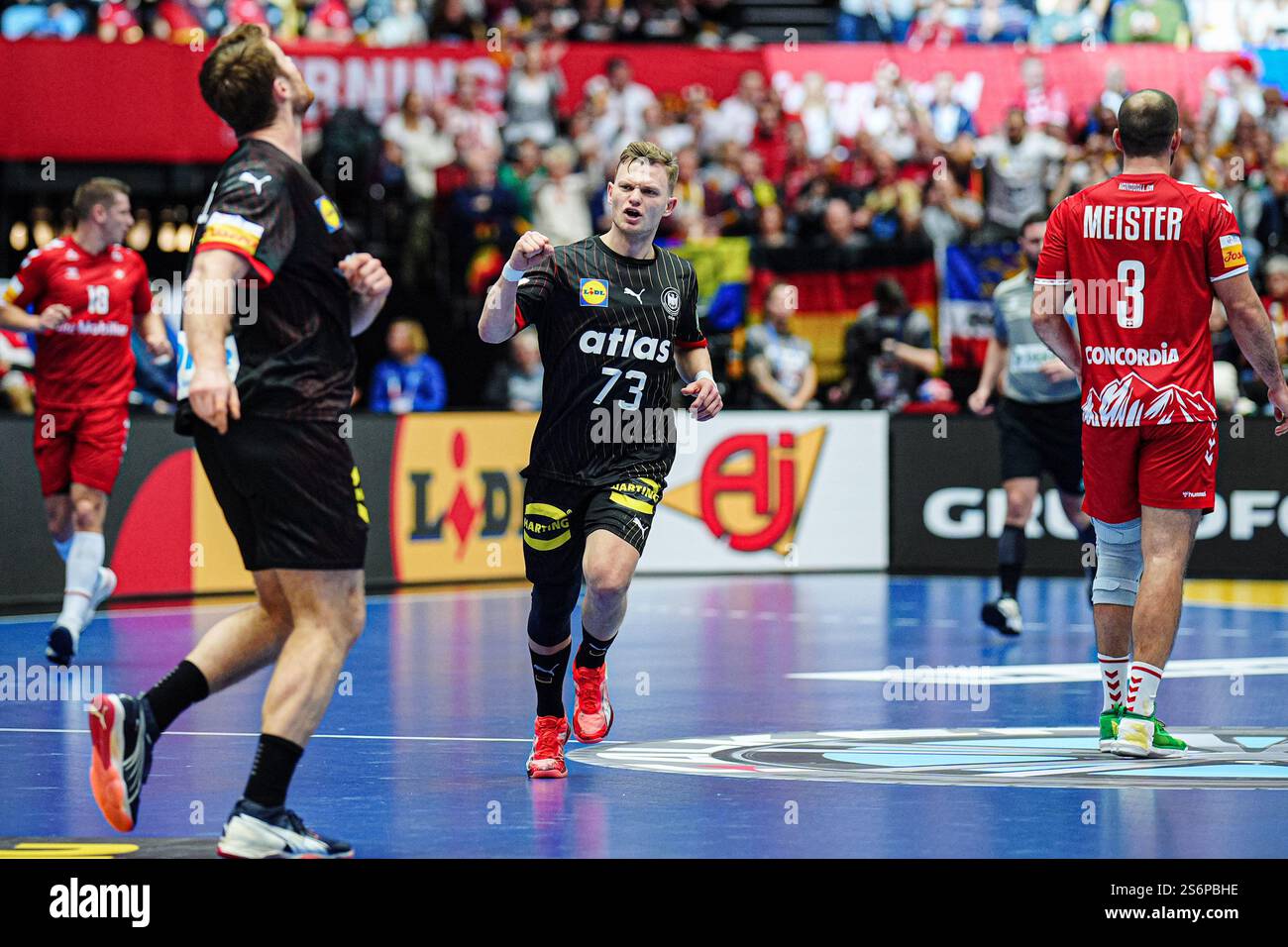 Torjubel Timo Kastening (Deutschland, #73) DEN, Schweiz vs. Deutschland ...