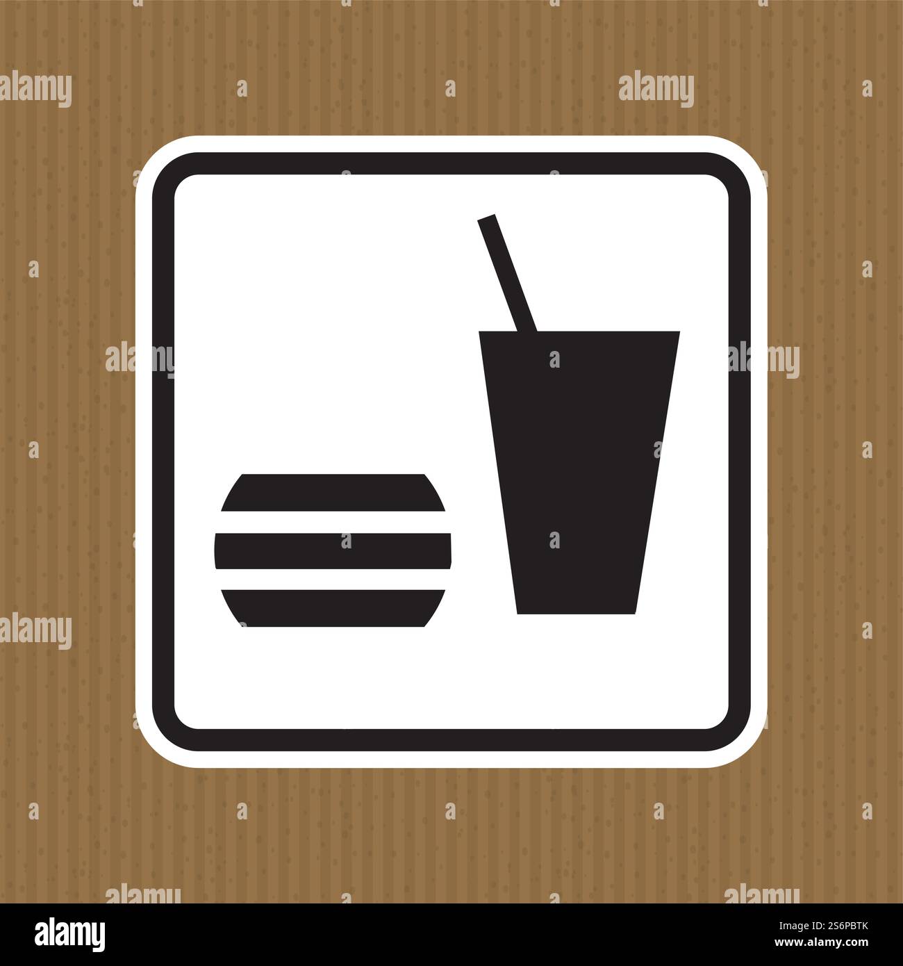 Do not eating Or Drinking Symbol Stock Vector Image & Art - Alamy