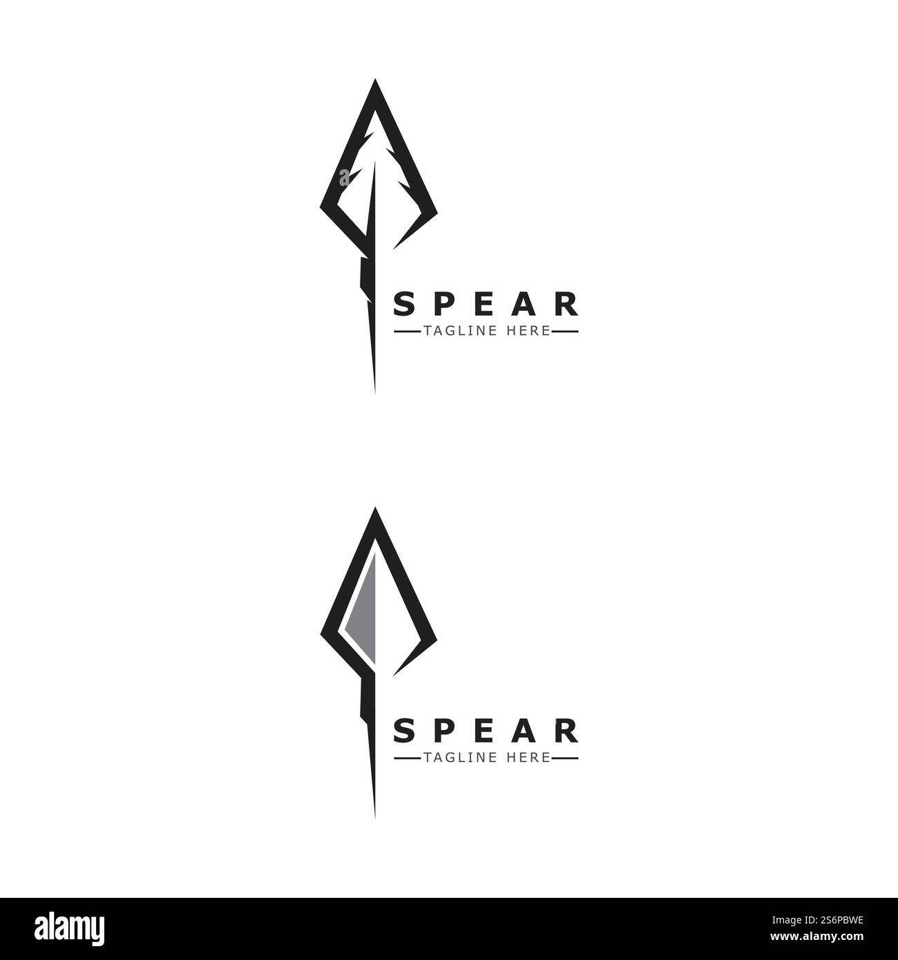 Spear vector illustration icon Template design Stock Vector Image & Art ...
