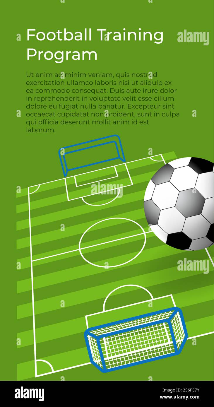 Football posters child Stock Vector Images - Alamy