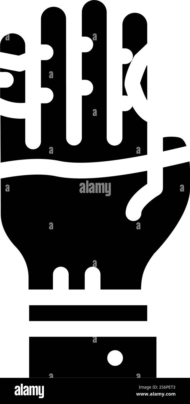 vitiligo skin disease glyph icon vector. vitiligo skin disease sign ...