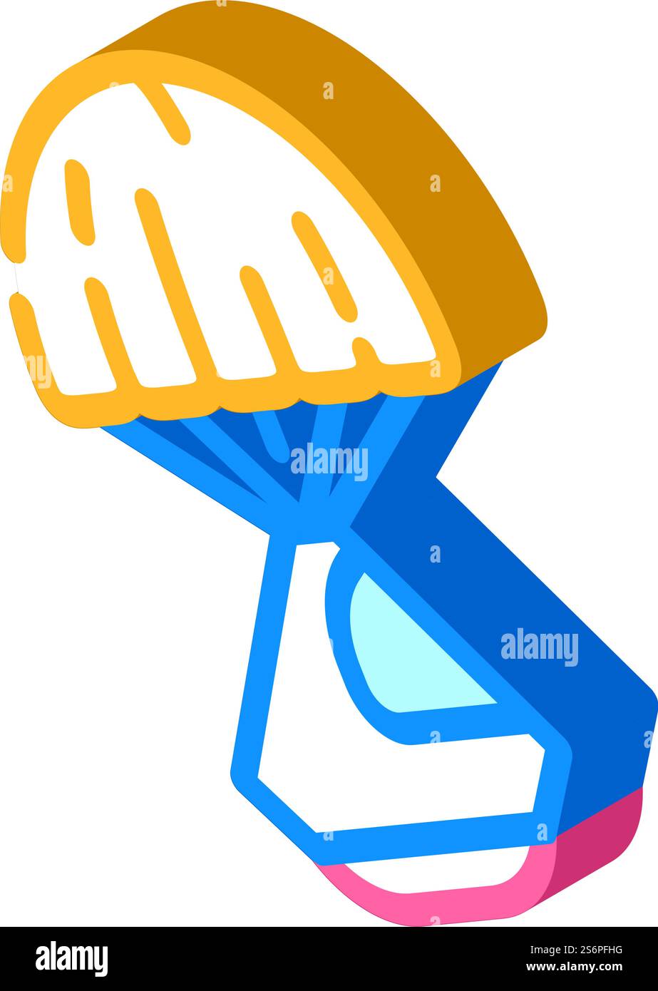 space capsule isometric icon vector. space capsule sign. isolated ...