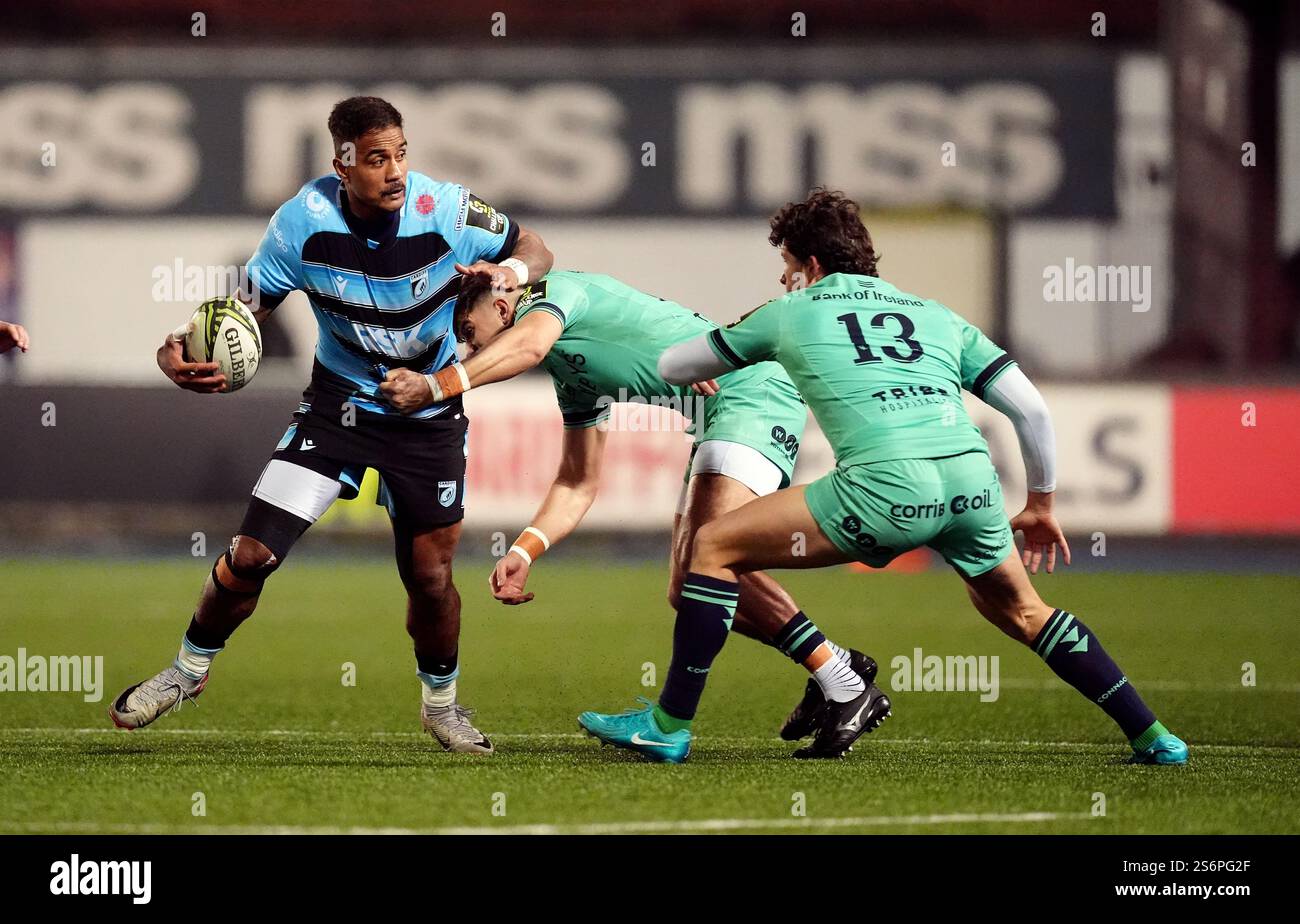 Cardiff's Rey Lee-Lo during the EPCR Challenge Cup match at Cardiff ...