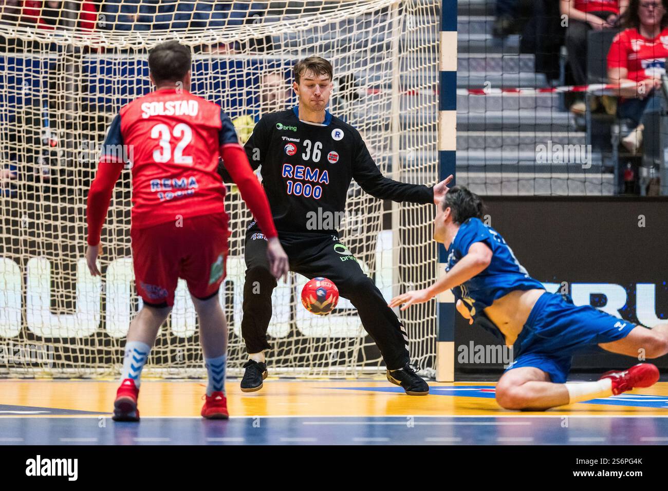 Goalkeeper André Bergsholm Kristensen of, Norway. , . during the 2025 ...