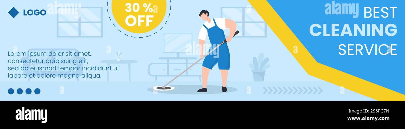 Home Cleaning Service Banner Editable of Square Background Suitable for ...