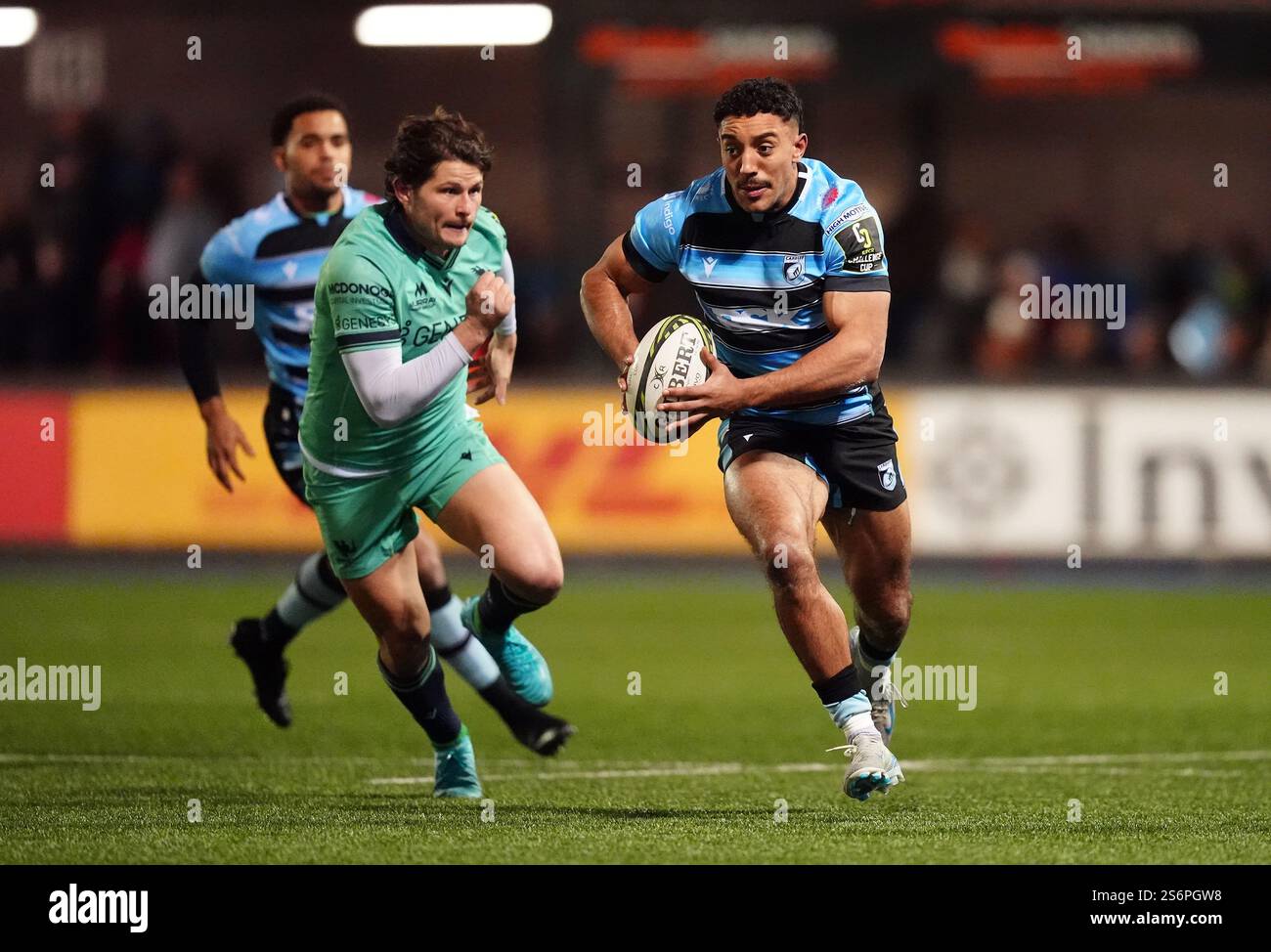 Cardiff's Gabriel Hamer-Webb during the EPCR Challenge Cup match at Cardiff Arms Park. Picture ...