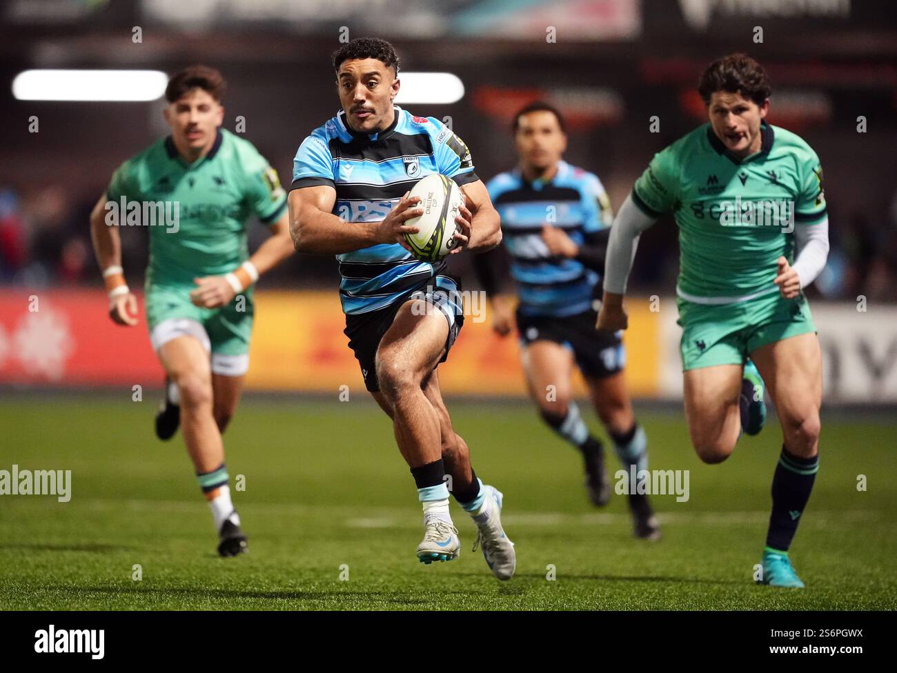 Cardiff's Gabriel Hamer-Webb during the EPCR Challenge Cup match at ...