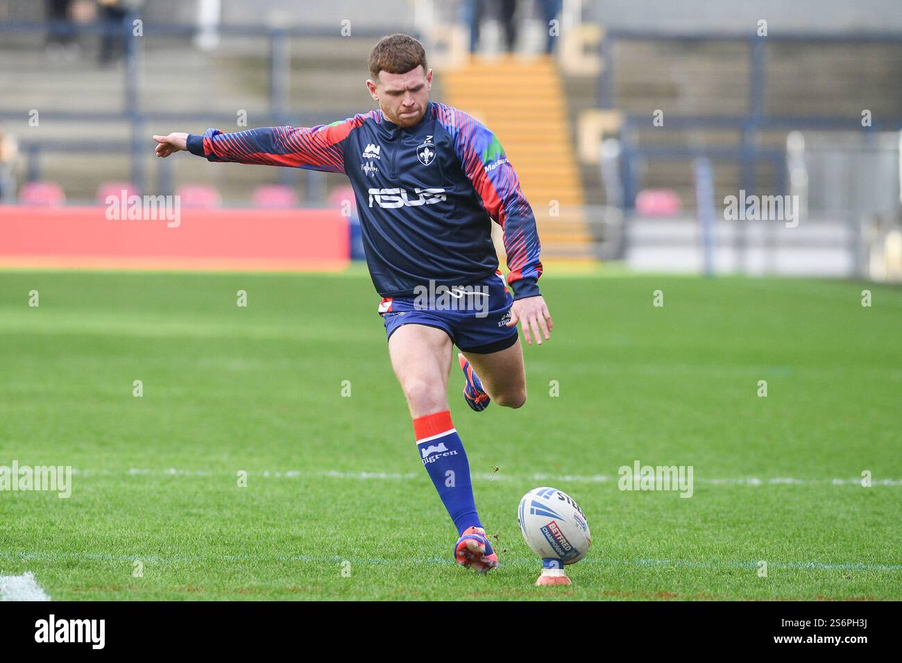 Leeds, England - 26th December 2024 - Wakefield Trinity's Olly Russell ...