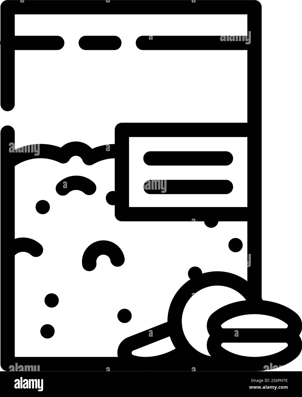 lentils healthy food line icon vector. lentils healthy food sign ...