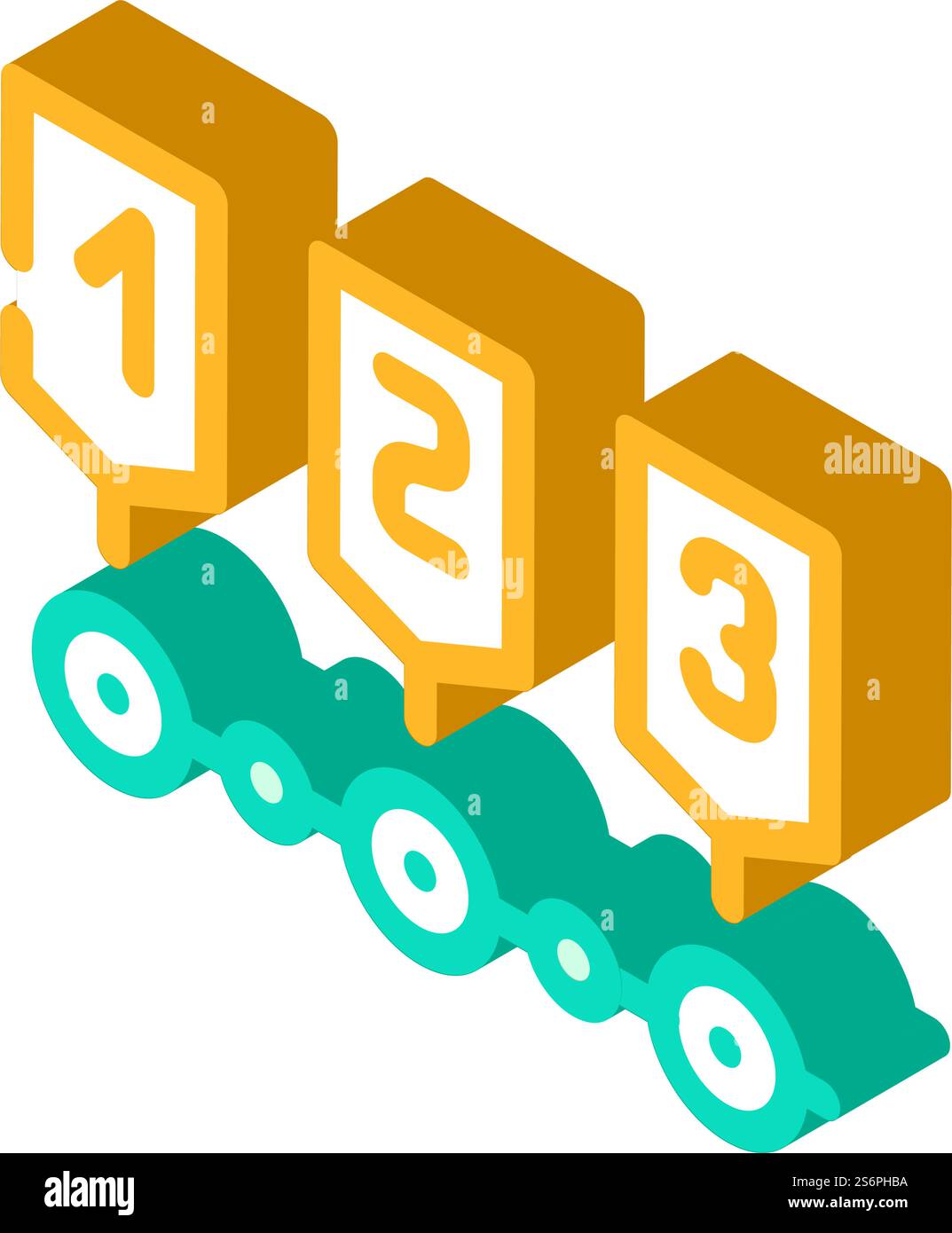 stages of planning isometric icon vector. stages of planning sign. isolated symbol illustration ...
