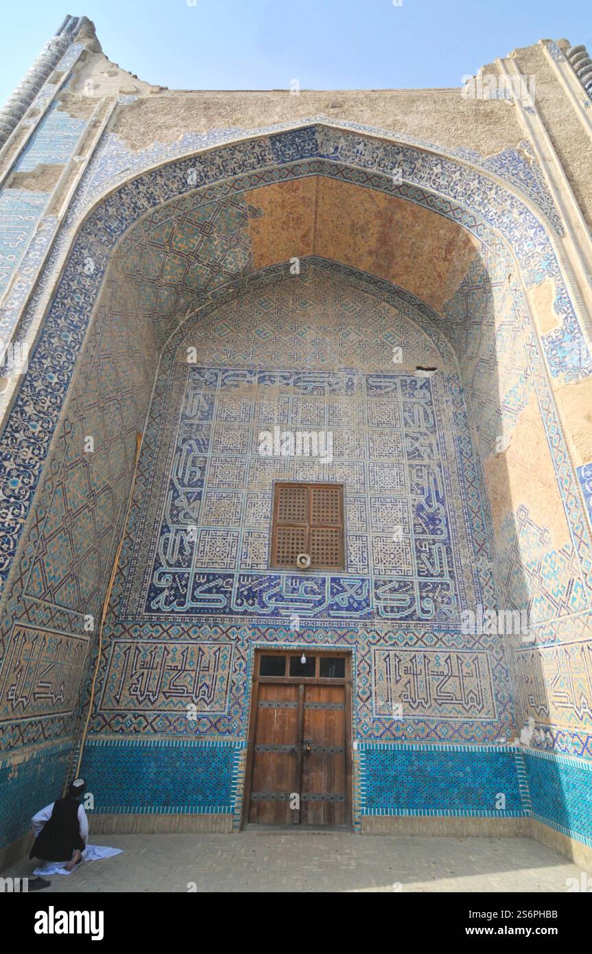 The Green Mosque or the Mosque of Khawaja Abu Nasr Parsa in the city of ...