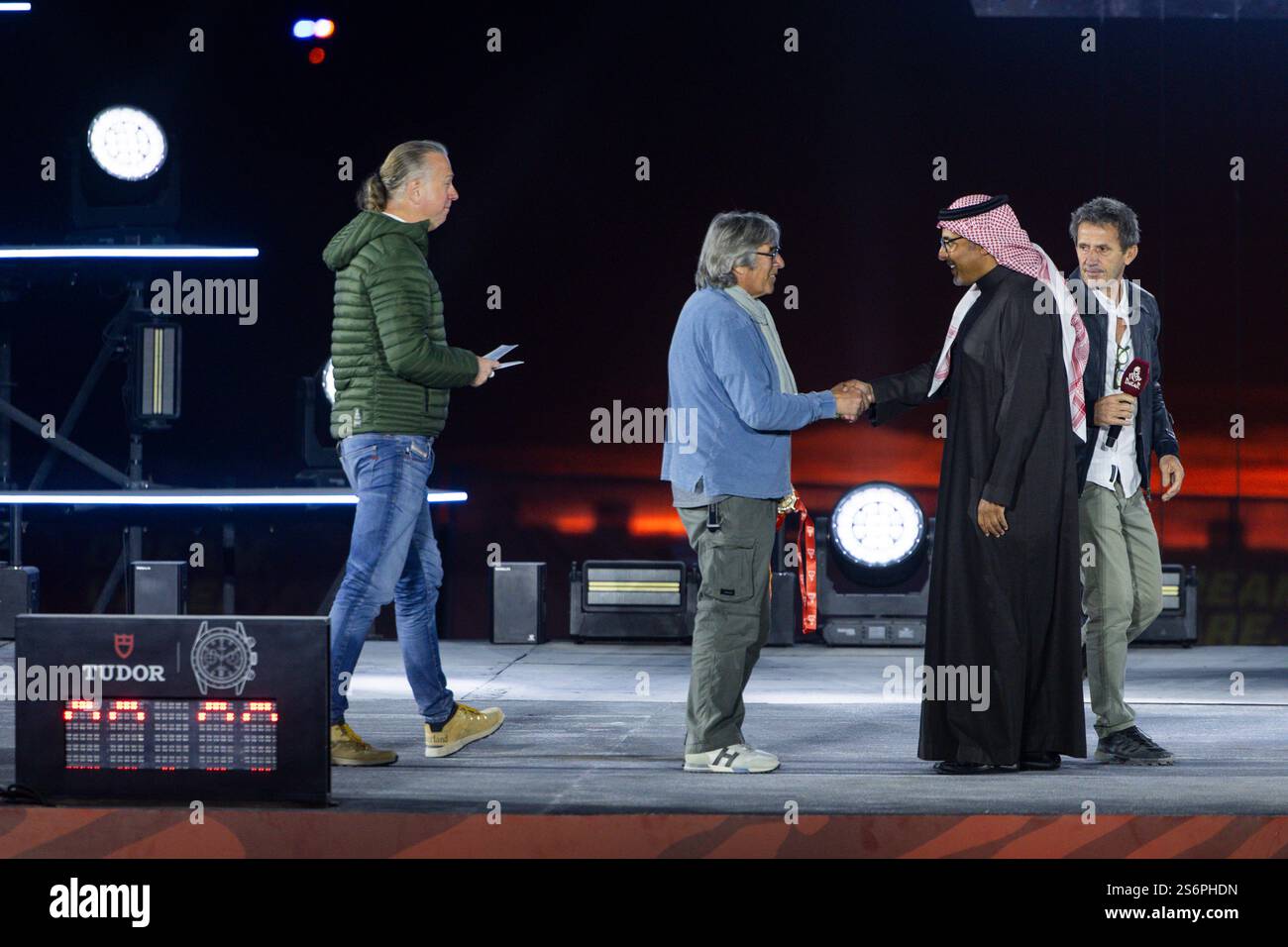 Eric Vargiolu during the Ceremony and Finish Podium of the Dakar 2025 ...