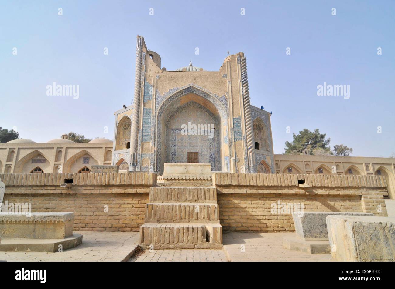 The Green Mosque or the Mosque of Khawaja Abu Nasr Parsa in the city of ...