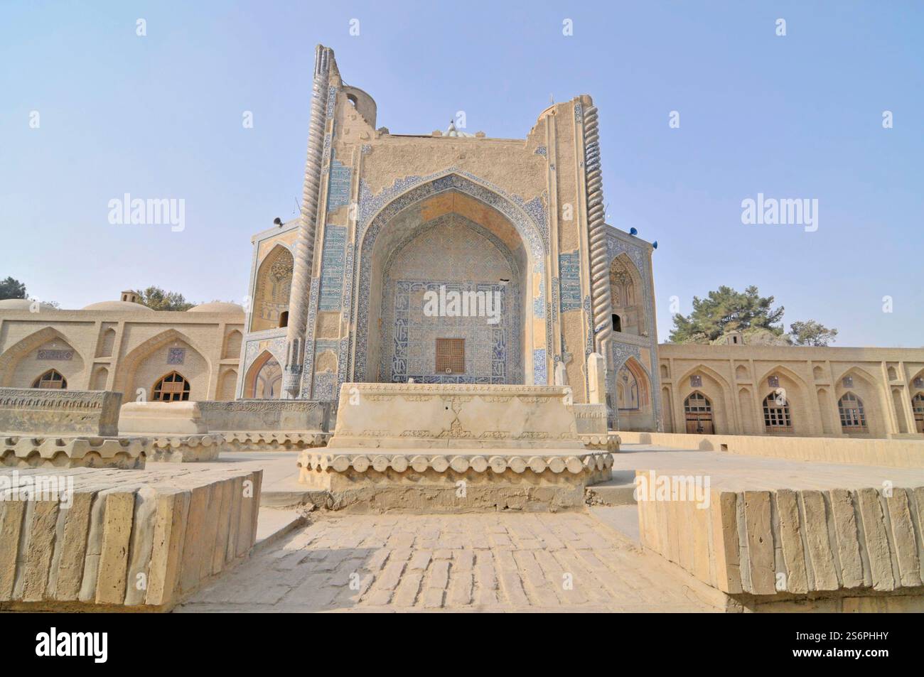 The Green Mosque or the Mosque of Khawaja Abu Nasr Parsa in the city of ...
