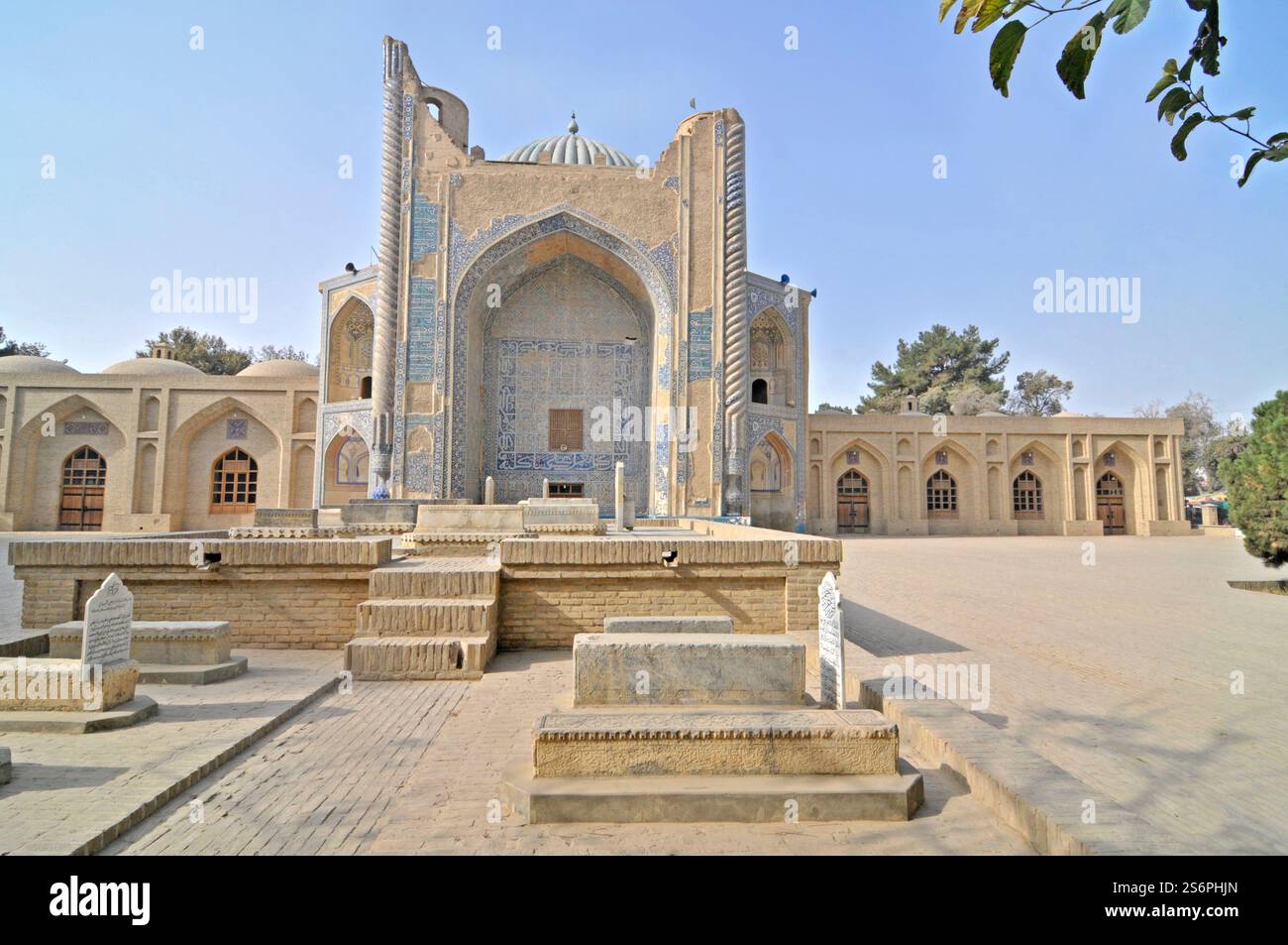 The Green Mosque or the Mosque of Khawaja Abu Nasr Parsa in the city of ...