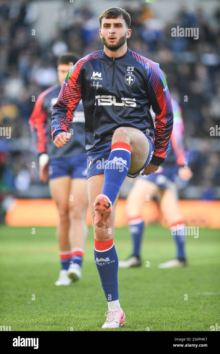 Leeds, England - 26th December 2024 - Wakefield Trinity's Josh Rourke ...