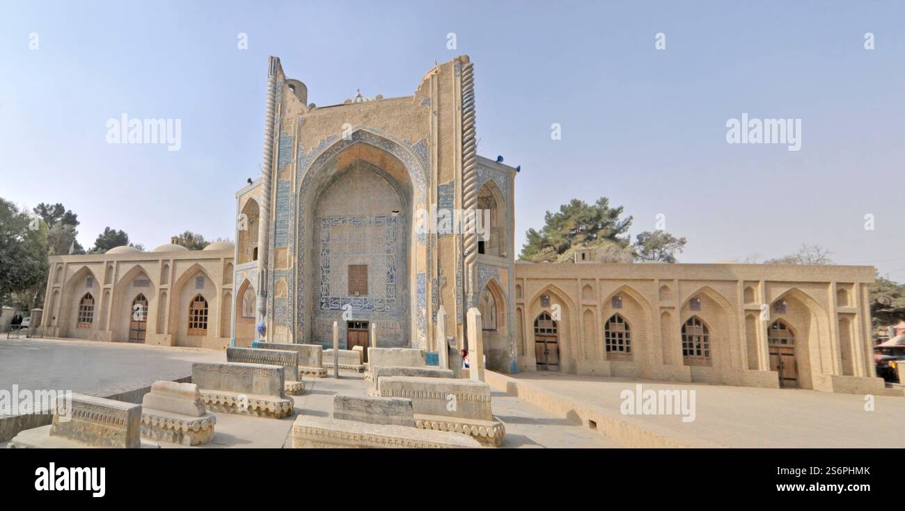 The Green Mosque or the Mosque of Khawaja Abu Nasr Parsa in the city of ...