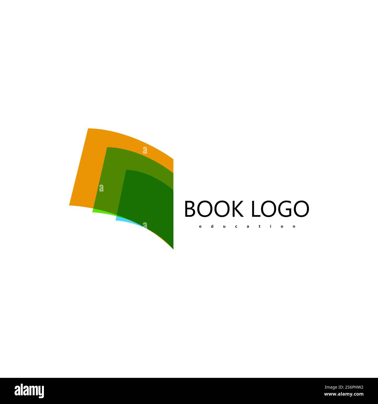 Open Book Logo Education Flat Vector Design Stock Vector Image & Art ...