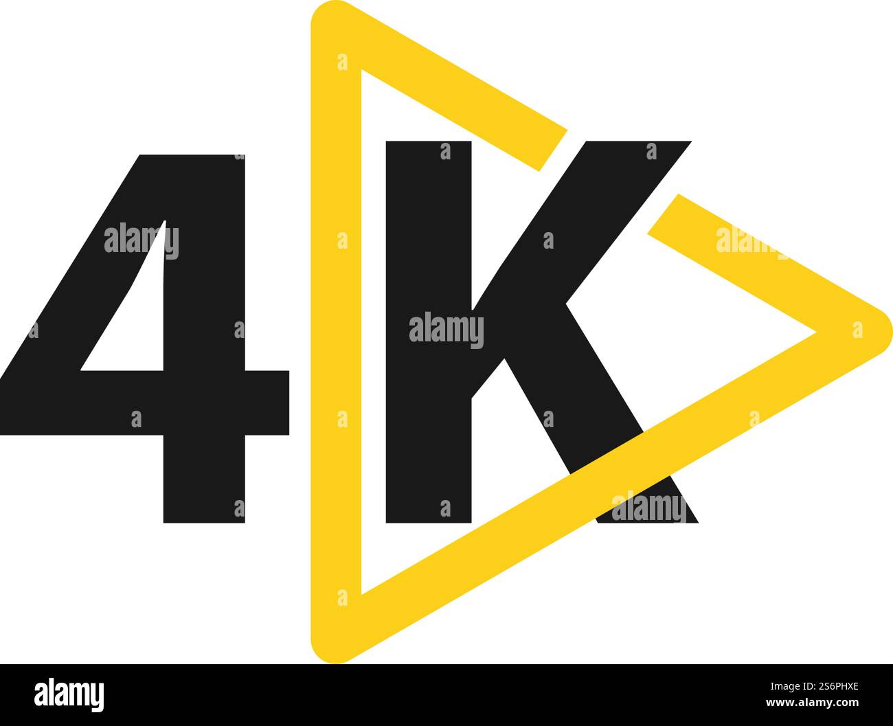 4K Ultra HD vector flat design Stock Vector Image & Art - Alamy