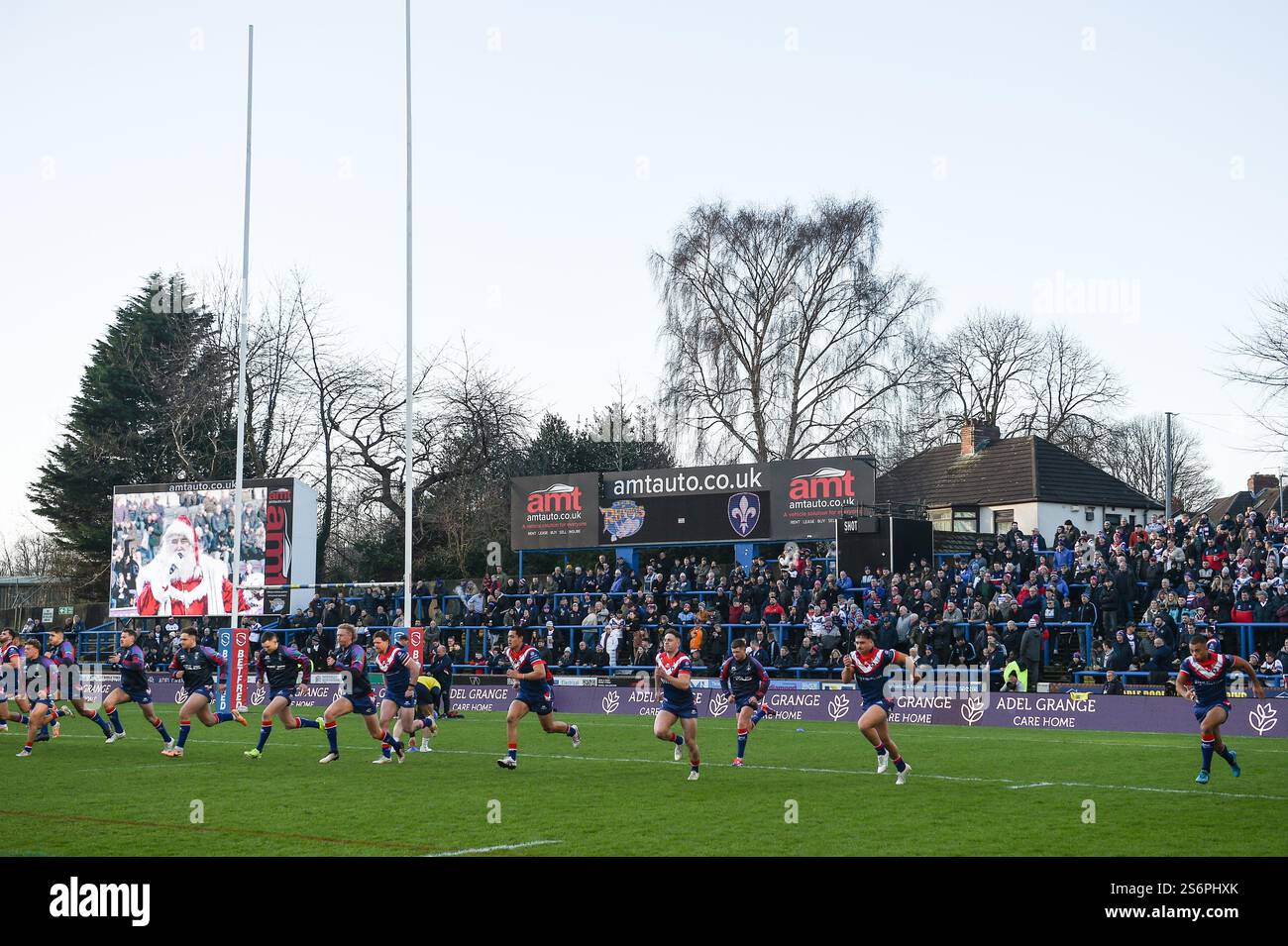 Leeds, England - 26th December 2024 - Wakefield Trinity players ...