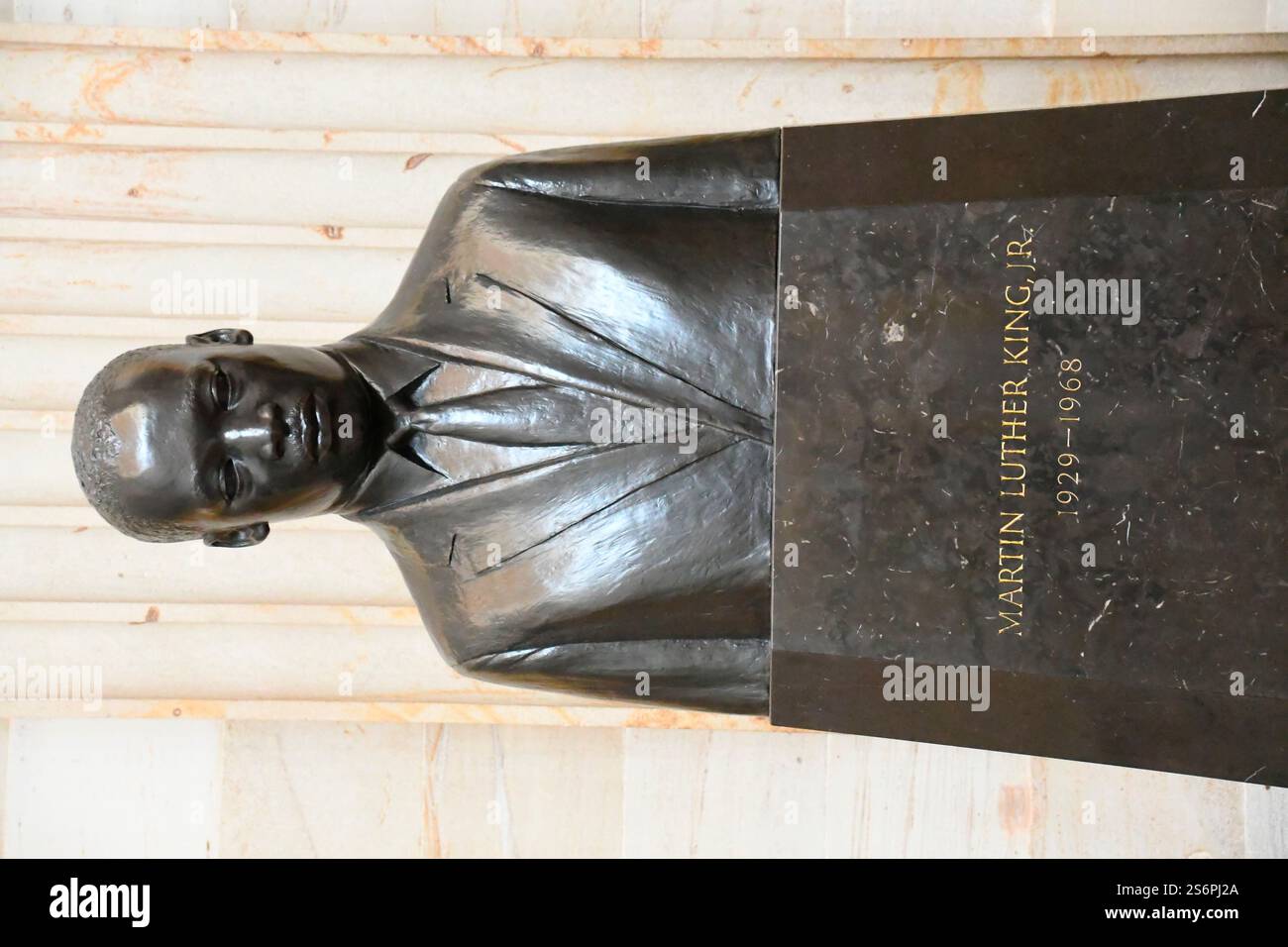 Bust of Martin Luther King in the Congress of the USA in Washington D.C ...