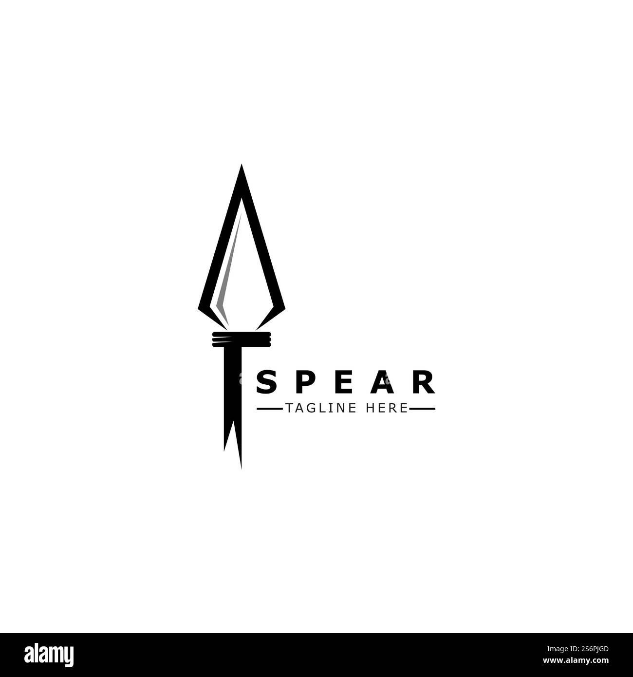 Spear vector illustration icon Template design Stock Vector Image & Art ...