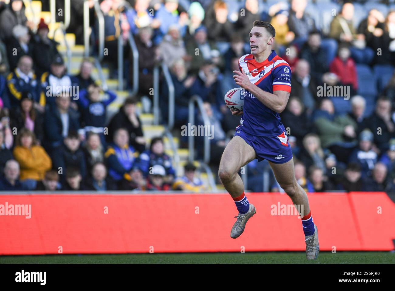 Leeds, England - 26th December 2024 - Wakefield Trinity's Noah Booth ...