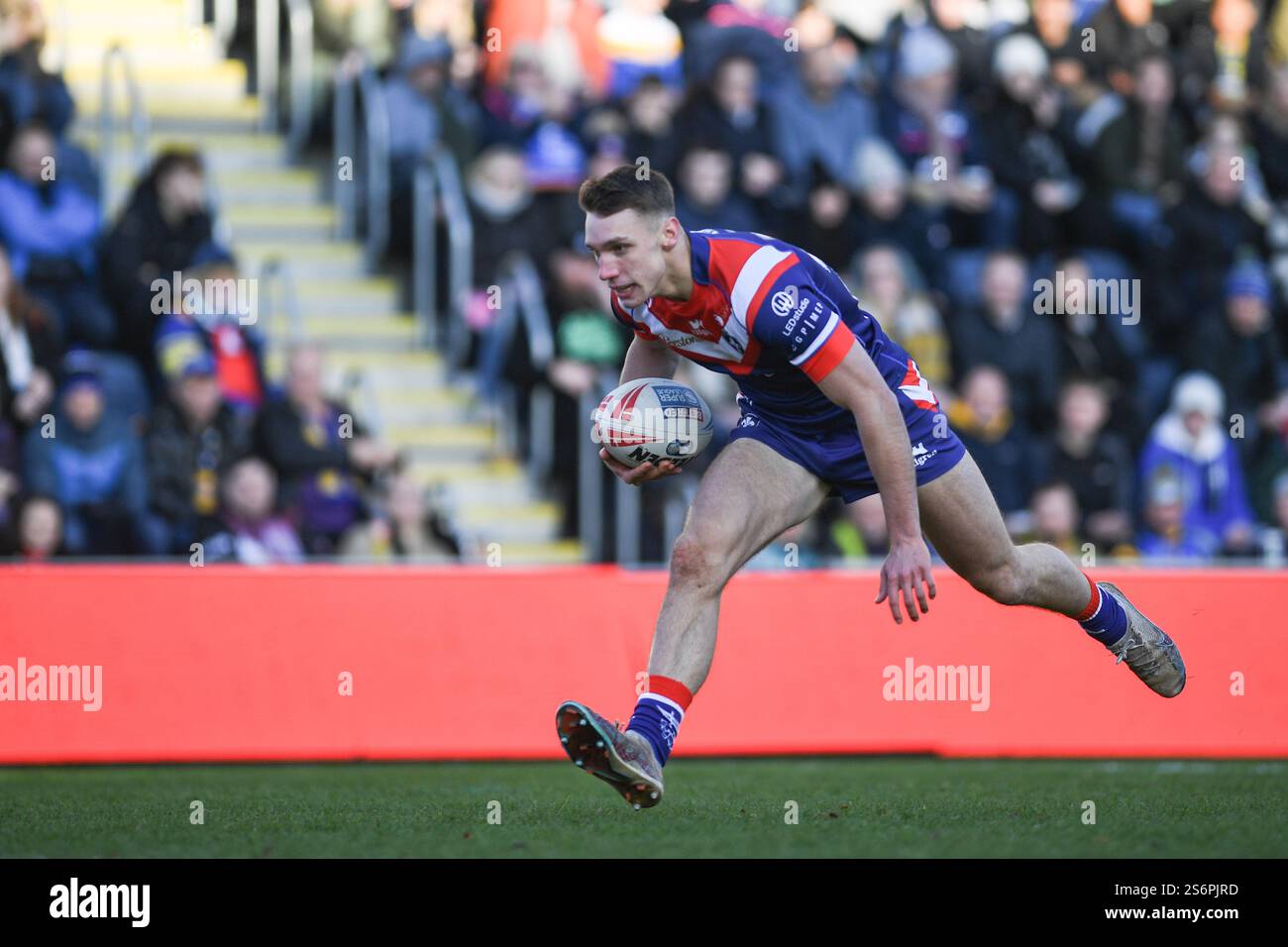 Leeds, England - 26th December 2024 - Wakefield Trinity's Noah Booth ...