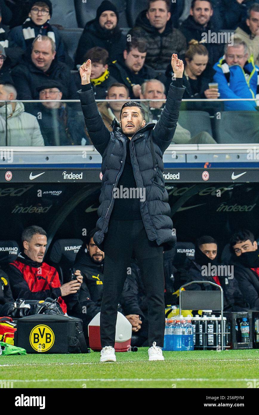 Frankfurt, Deutschland. 17th Jan, 2025. 17.01.2025, Eintracht Frankfurt vs. Borussia Dortmund, 1 ...