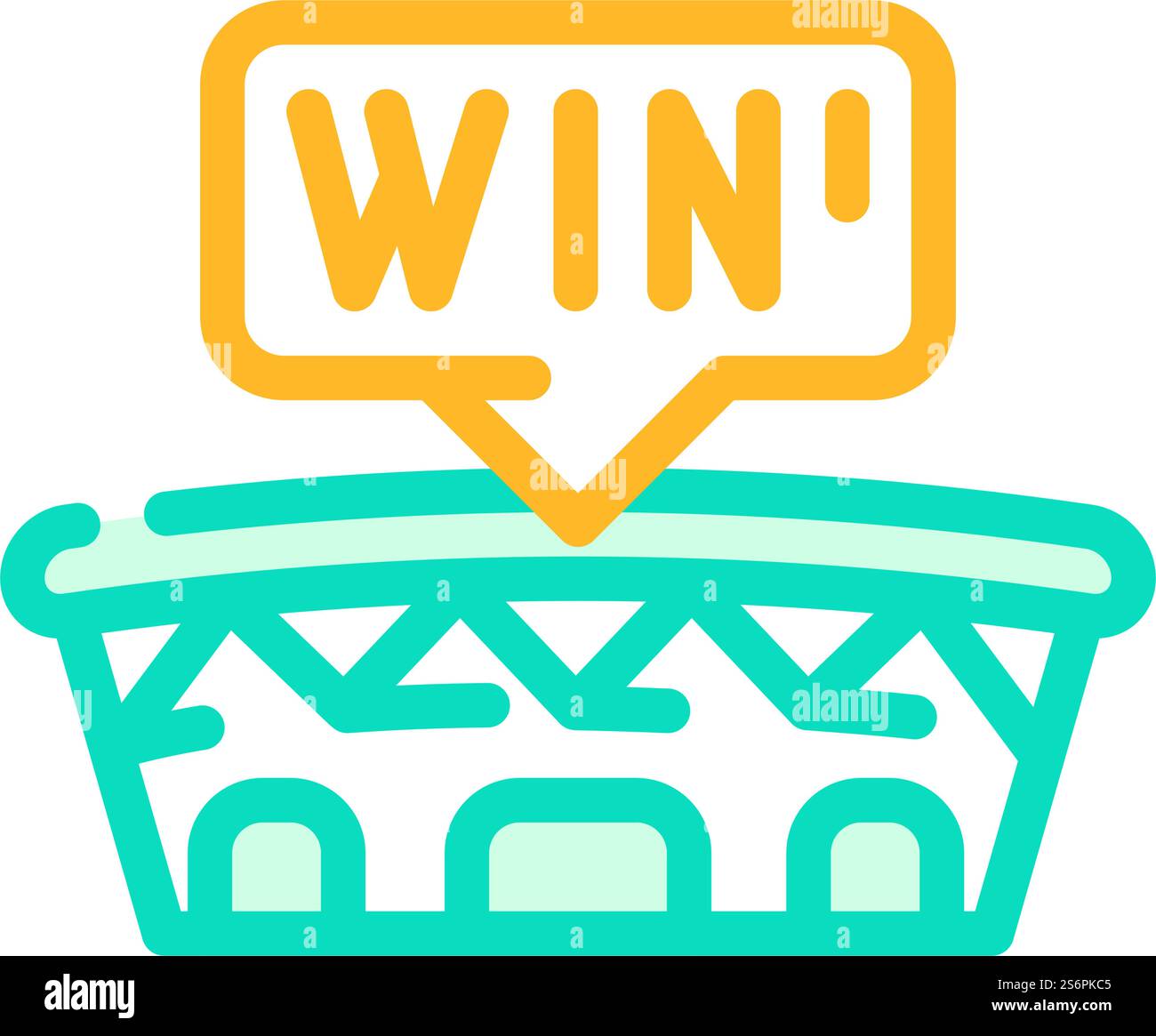 stadium sport construction color icon vector. stadium sport ...