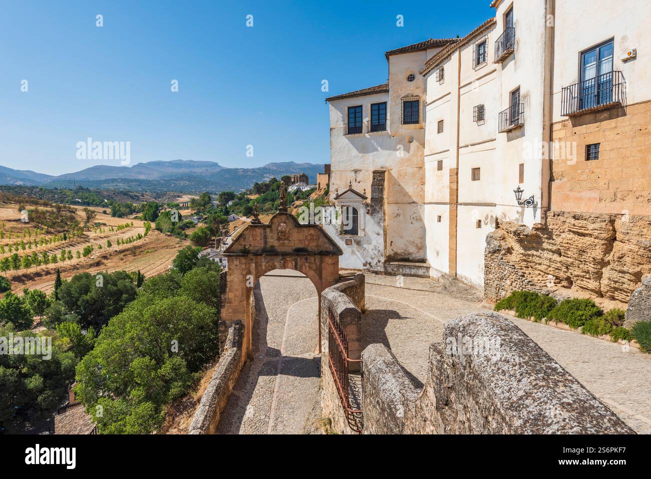Ronda houses in old town hi-res stock photography and images - Alamy
