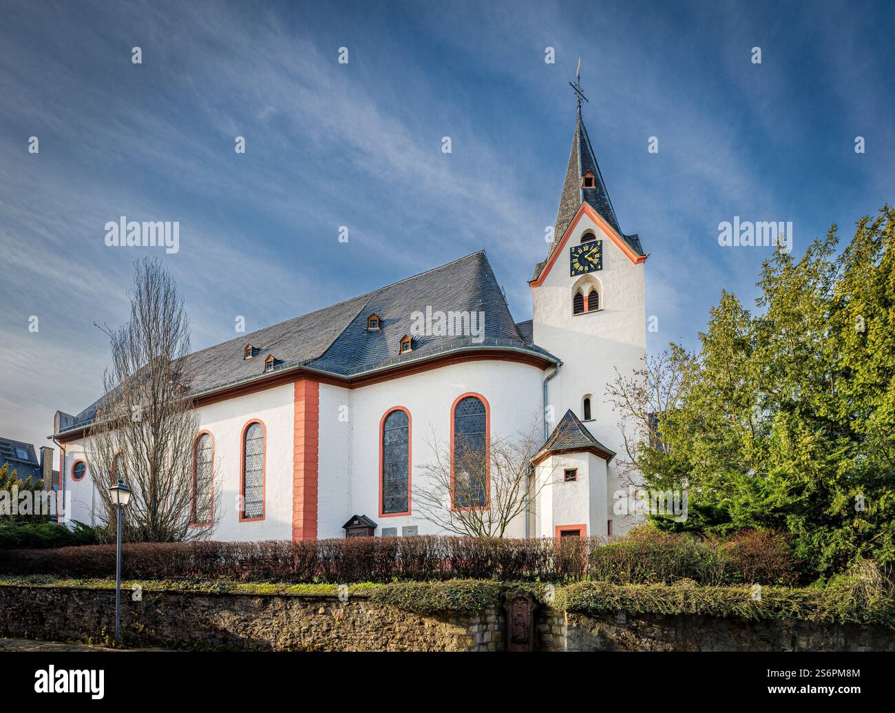Catholic parish church of St. Vincentius in Hattenheim in the Rheingau ...
