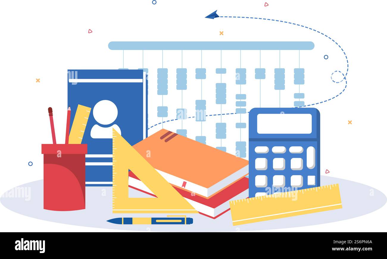 Learning Mathematics of Education and Knowledge Background Cartoon ...
