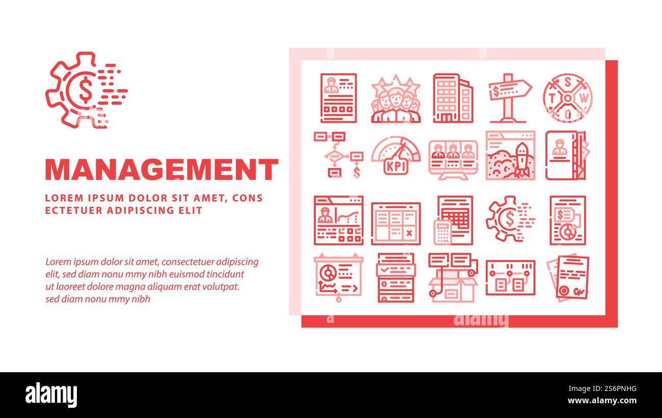 Business Management Business Landing Web Page Header Banner Template ...