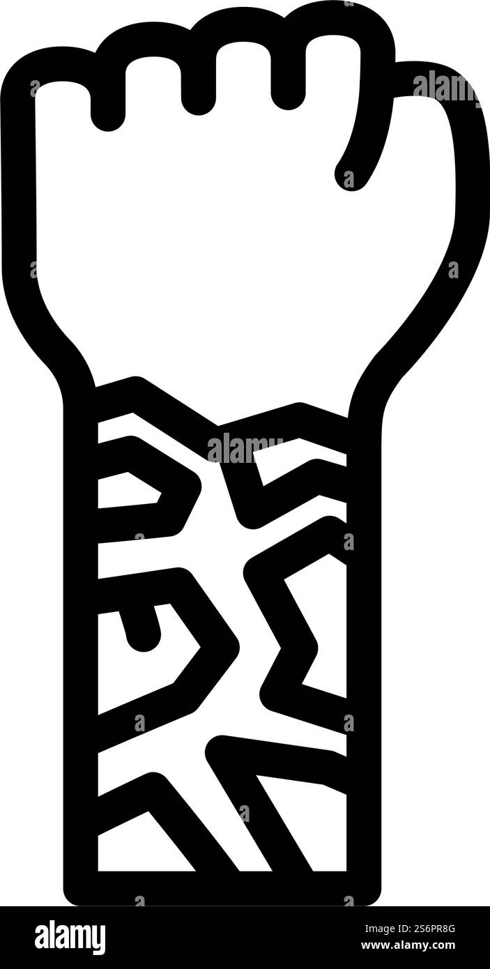 ichthyosis skin disease line icon vector. ichthyosis skin disease sign ...