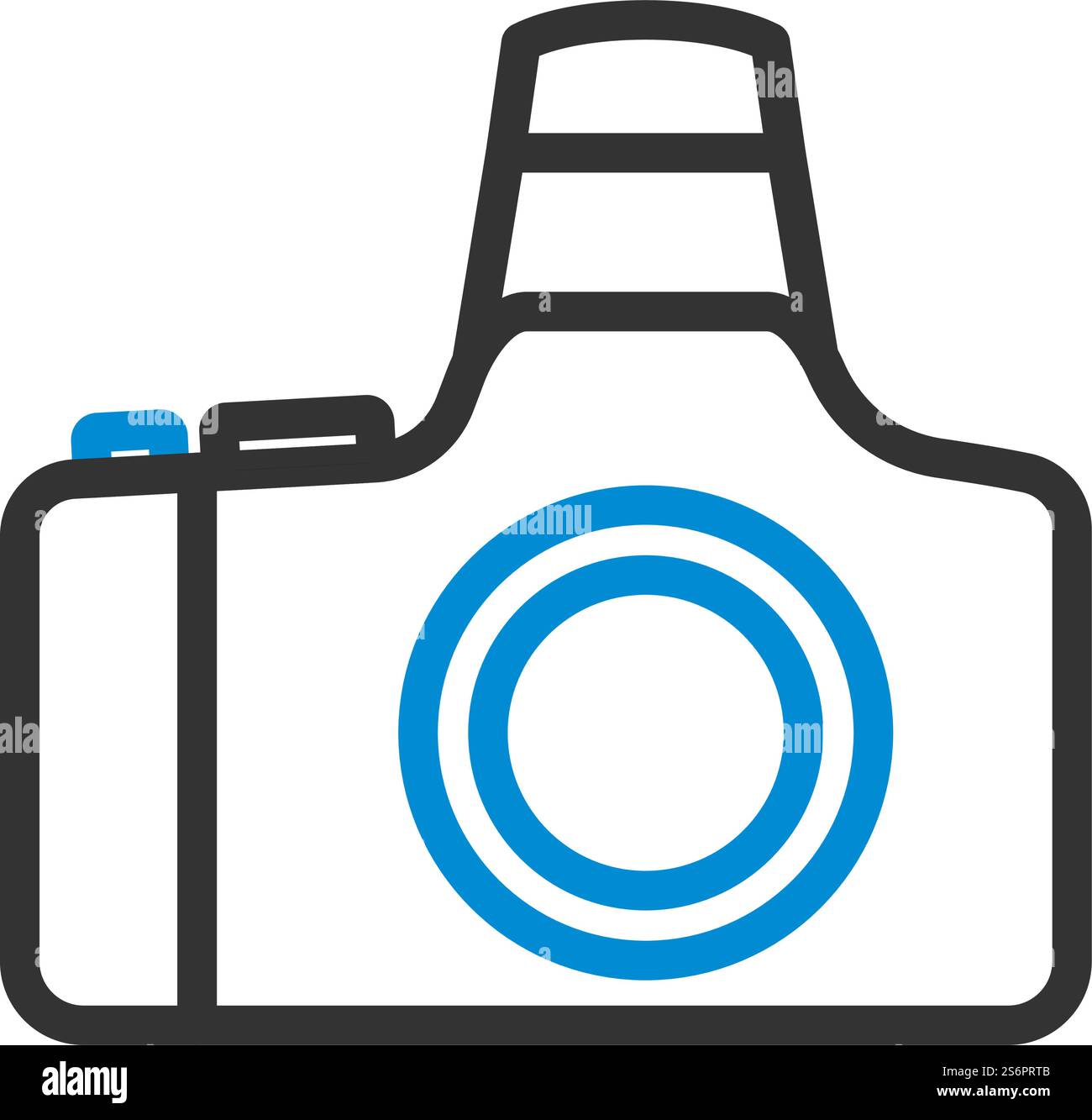 Photo Camera Icon. Bold outline design with editable stroke width ...