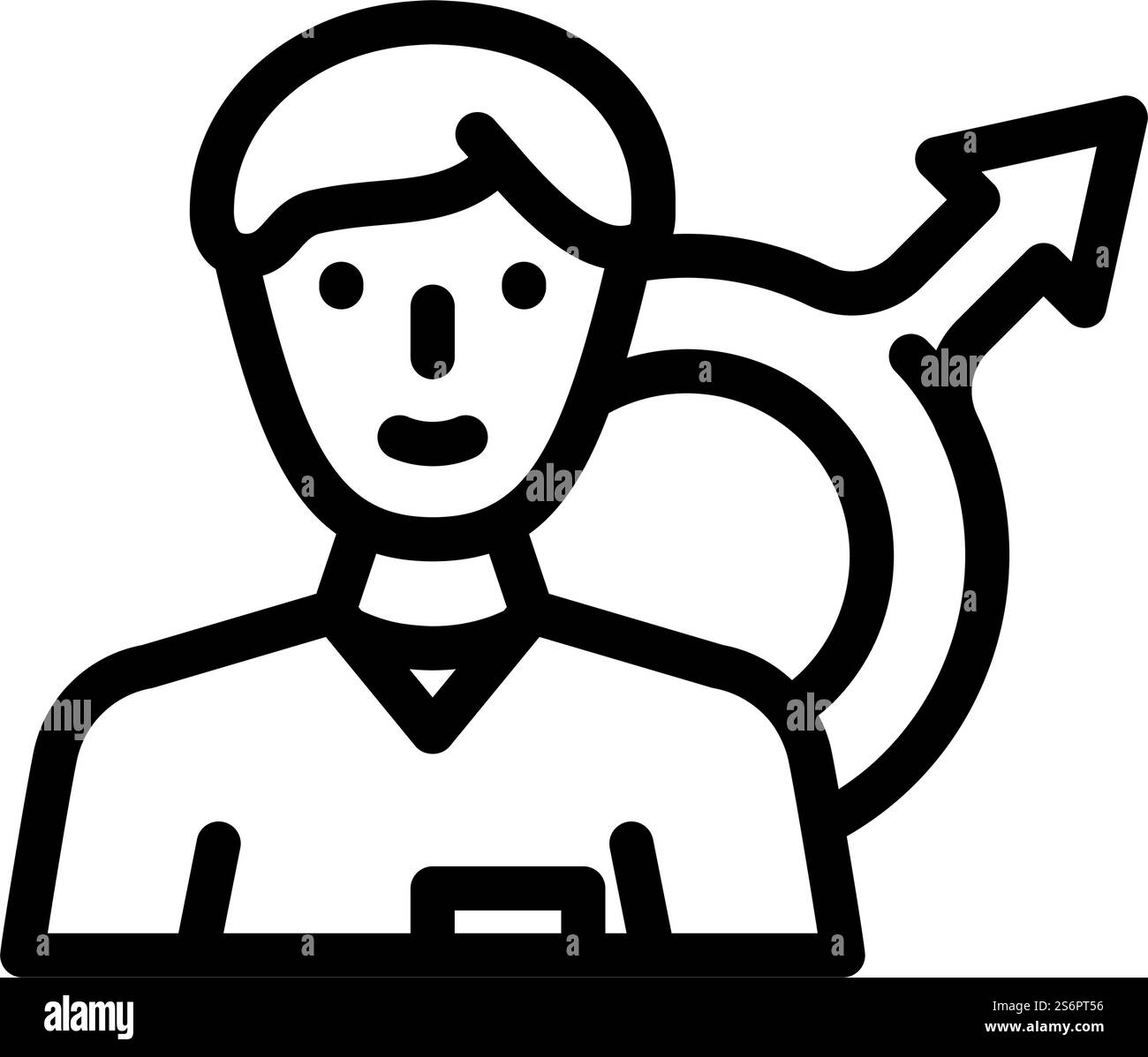 urologist doctor line icon vector. urologist doctor sign. isolated ...