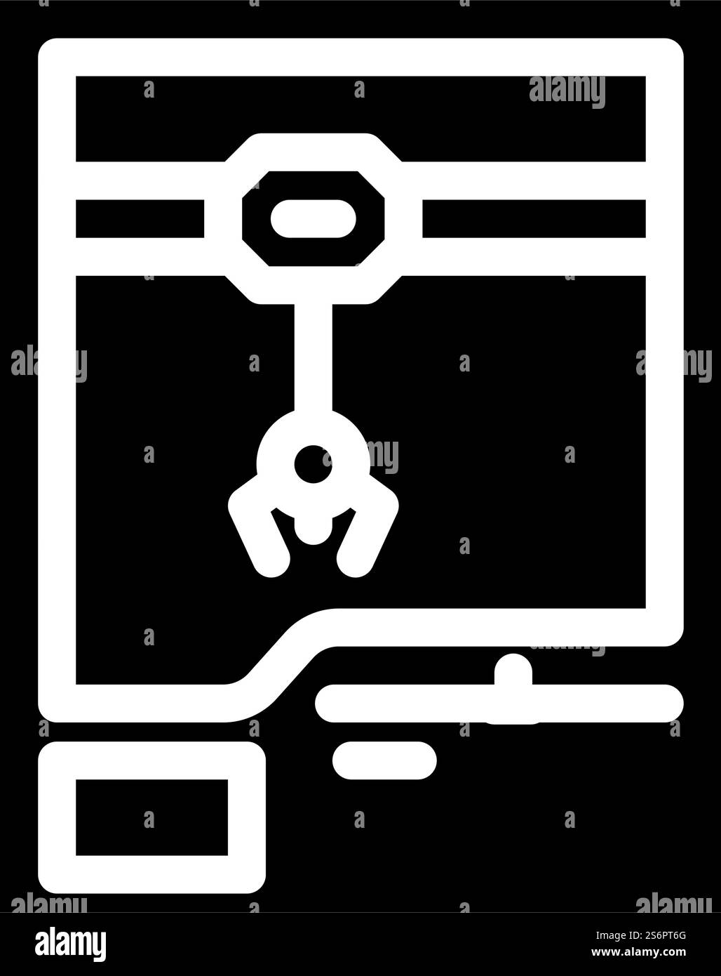 vending machine glyph icon vector. vending machine sign. isolated ...