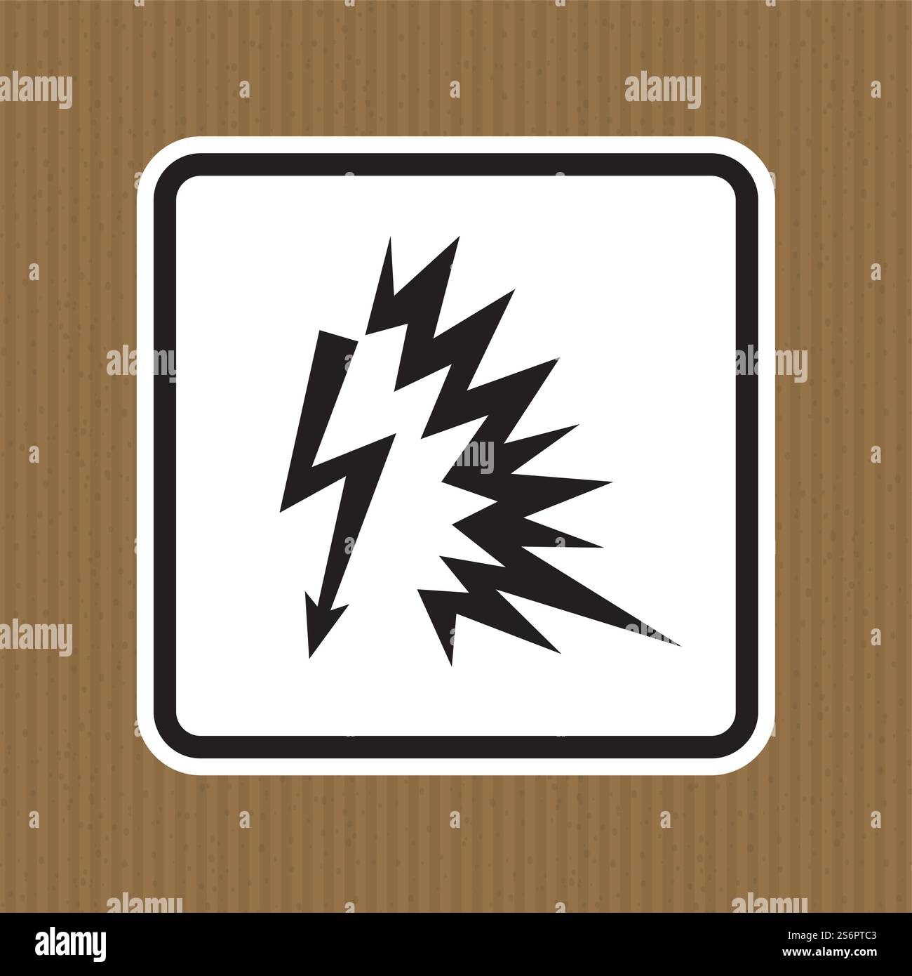 Warning Sign Arc Flash Symbol on white background Stock Vector Image ...