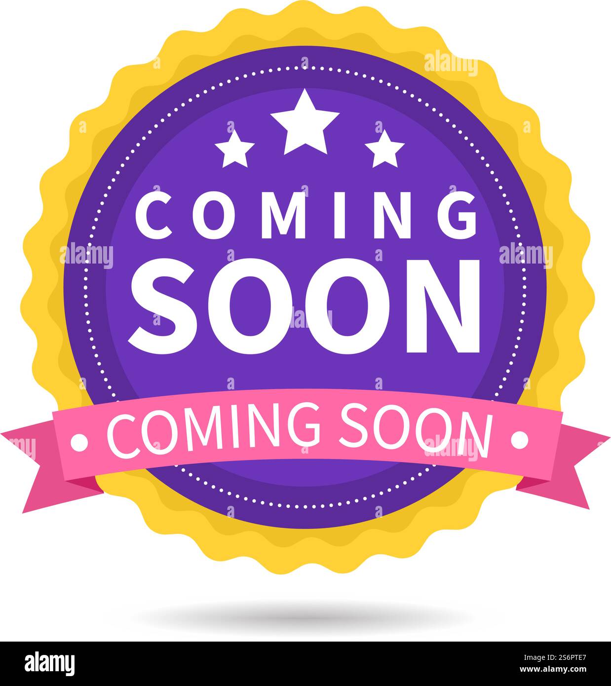 Coming Soon background Vector Illustration. Business Advertising with ...