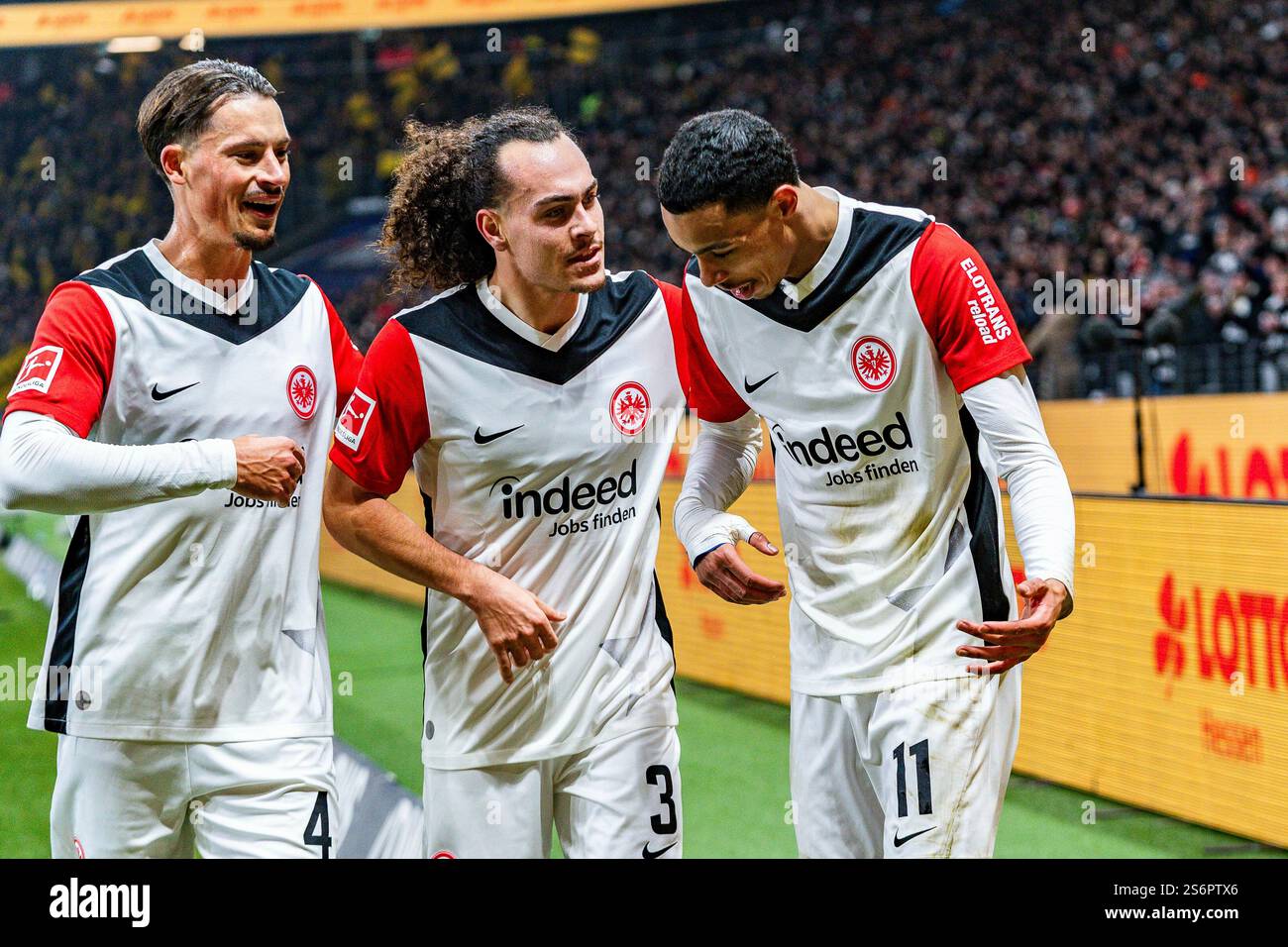 Frankfurt, Deutschland. 17th Jan, 2025. 17.01.2025, Eintracht Frankfurt vs. Borussia Dortmund, 1 ...