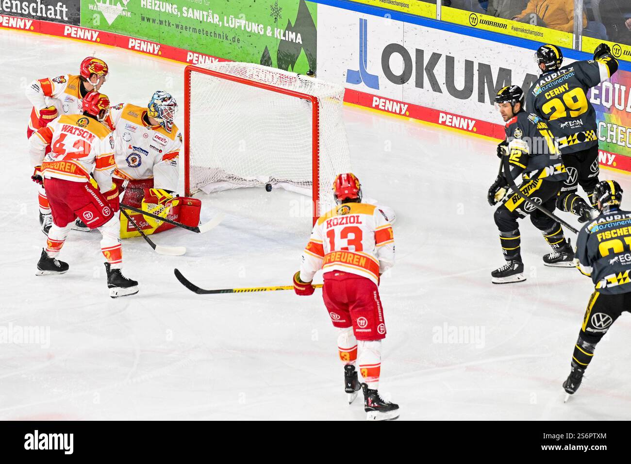 Eishockey DEL2 - 24/25 - 37. Spieltag: Krefeld Pinguine vs ESVK ...