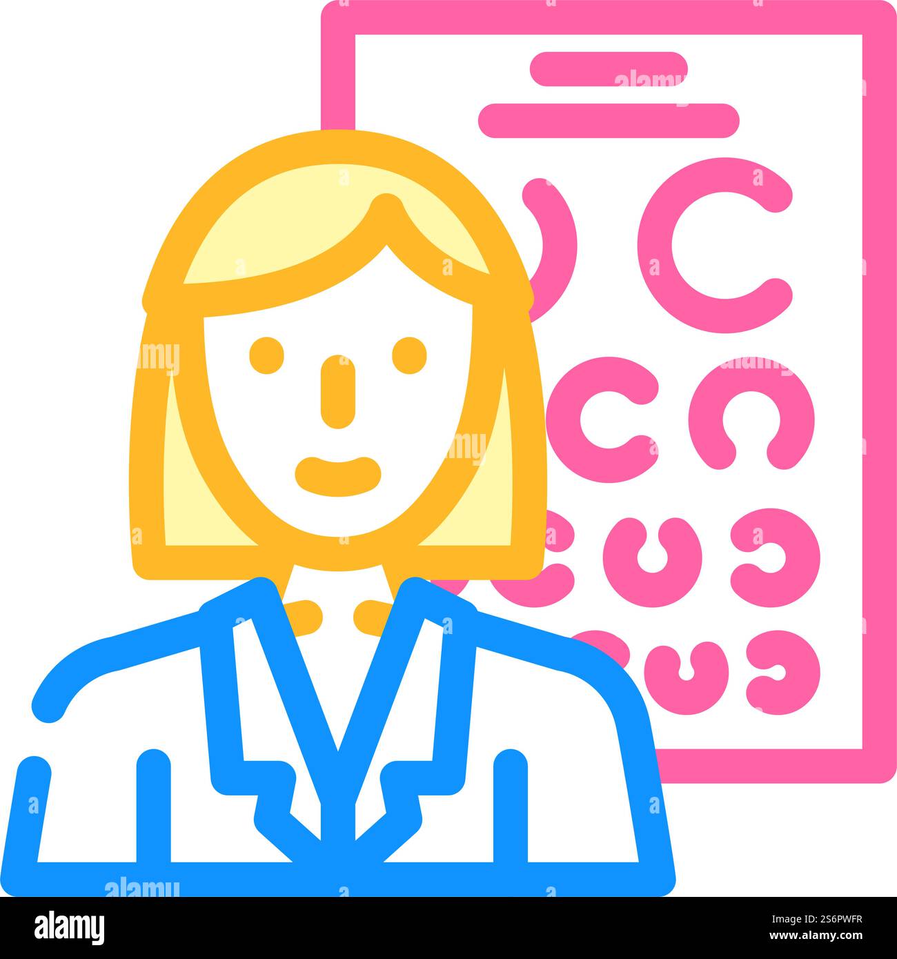 Woman doctor checking blood Stock Vector Images - Alamy