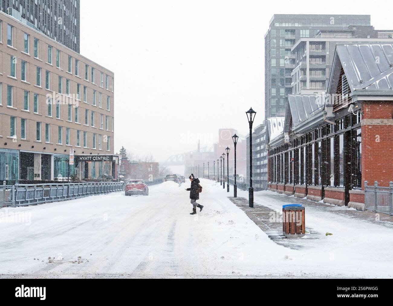 With the cold coming from the north, temperatures in Montréal, Canada ...