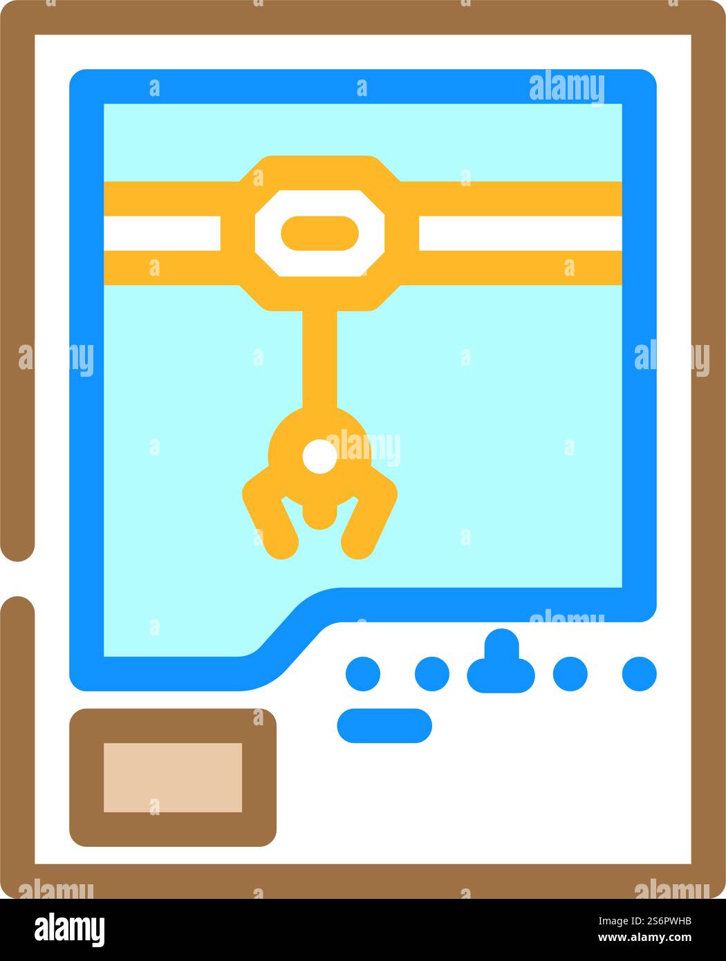 vending machine color icon vector. vending machine sign. isolated ...