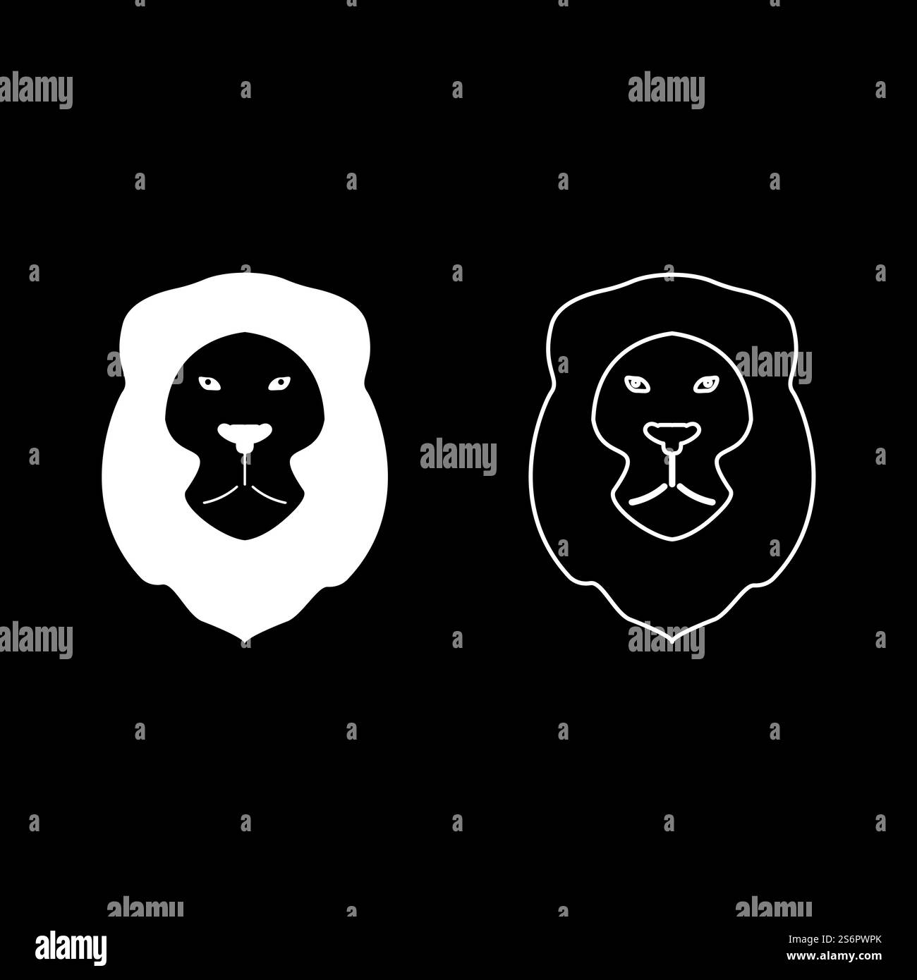 White lion pride zoo Black and White Stock Photos & Images - Alamy